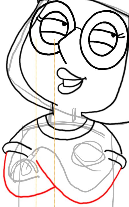 How To Draw Meg Griffin From The Family Guy Drawing Tutorial Page 3 How To Draw Step By Step