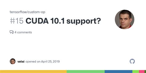 cuda 10 1 support · issue 15 · tensorflow custom op · github