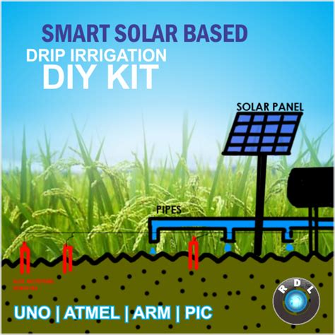 Smart Solar Based Drip Irrigation ATMEL DIY