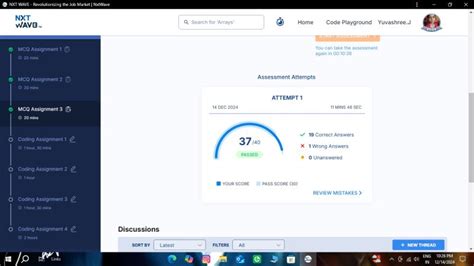 Yuvashree Janarthanan On Linkedin Mcqassignment3 Nxtwave Ccbp