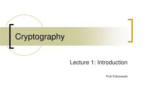 PPT Cryptography PowerPoint Presentation Free Download ID 5331686