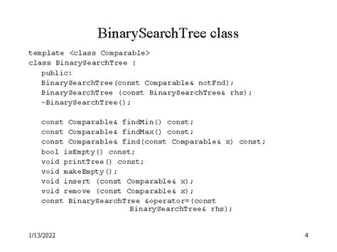 Cmsc 341 Binary Search Trees 1132022 1 Binary