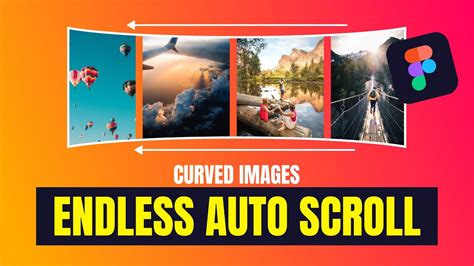 How To Create Endless Auto Scrolling Animation In Figma Curvy Carousel Youtube