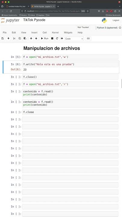 Manipulacion De Archivos Python Programming Coding Programacion Septipycode Edutuber Youtube