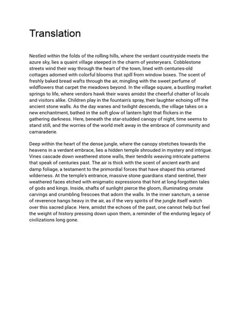 Igcse Translation Worksheet 5 Pdf Igcse Translation Worksheet 5 Pdf