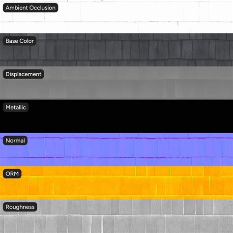 Aged Wooden Shingle Roof Texture Poliigon