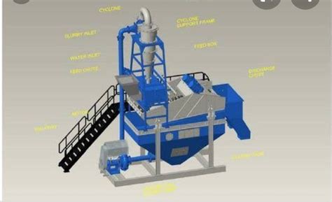 56 110 Kw Puzzolana Hydro Cyclone Type Classifier Capacity 100