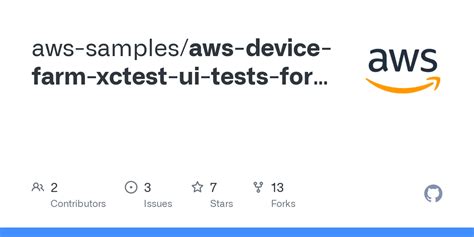 GitHub Aws Samples Aws Device Farm Xctest Ui Tests For Ios Sample App