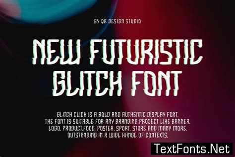 Glitch Click Cyber And Glitch Font Ccaffpz
