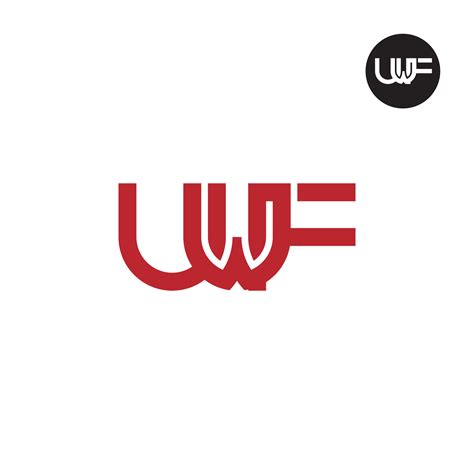 Letter Uwf Monogram Logo Design 35825326 Vector Art At Vecteezy