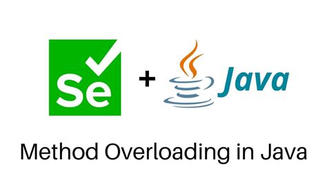 Selenium Training Method Overloading In Java Youtube