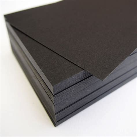 300gsm Black Cardstock Heavyweight Smooth Cardstock Thick Stationery