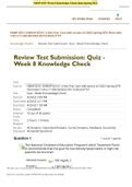 NRNP 6531 Week 8 Knowledge Check Quiz Spring 2022 Walden University NRNP 6531 Stuvia US