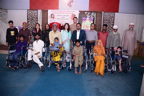 The Special Care Walfair Society And Asma Saif Foundation Held Wheel