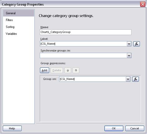 Reporting Services Ssrs Add Hyperlink To Chart Category Groups
