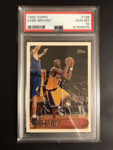 Yahoo オークション Psa10 Kobe Bryant 1996 Topps 138 Rookie Card