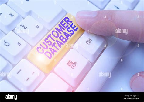 Word Writing Text Customer Database Business Photo Showcasing Uptodate On Customer Information