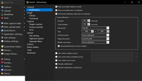 Sharex Remove System Tray Notifications Super User