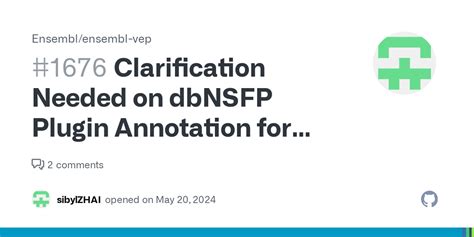Clarification Needed On Dbnsfp Plugin Annotation For Variants With