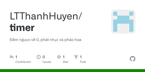 Github Ltthanhhuyentimer Đếm Ngược Về 0 Phát Nhạc Và Pháo Hoa