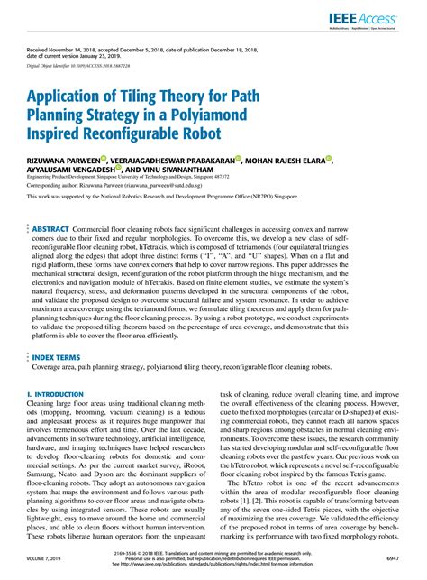 Solution Application Of Tiling Theory For Path Planning Strategy In A Polyiamond Inspired