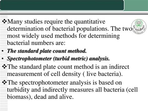 Ppt The Serial Dilution Method Of Bacteria Enumeration Powerpoint Presentation Id 3749654