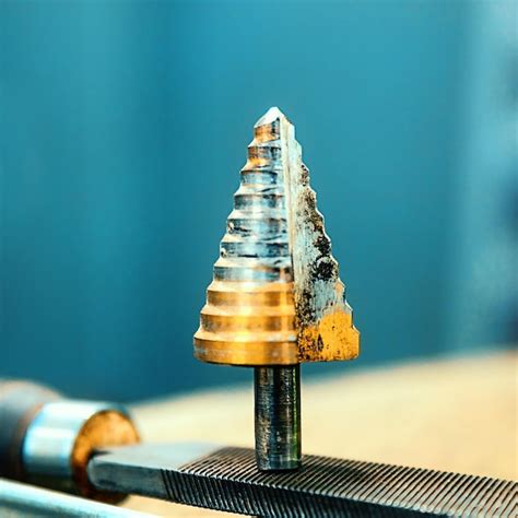 Premium Photo Drill Bit Or Turner In Shape Of Cone Closeup Object