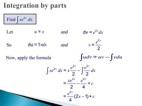 Integration By Parts Ppt