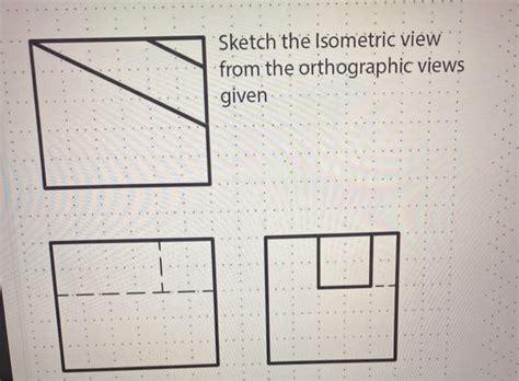 solved sketch an offset section view 1 2 on 3 4 sketch