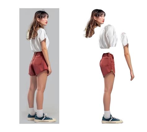 paid gig workflow to remove the background and separate body parts