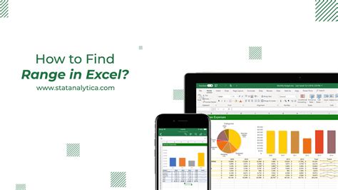 how to find range in excel best ways to find the range statanalytica