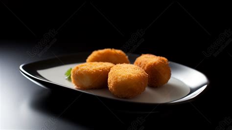 검정색 배경에 앉아 있는 감자 튀김 세 개 삼 배경 개 배경 반찬 배경 이미지 Hd 삼 개 반찬 배경 사진 무료 다운로드 Lovepik