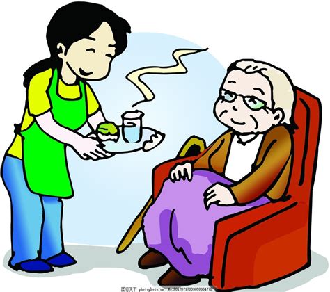 孝顺老人图片 其他图片素材 其他 图行天下图库