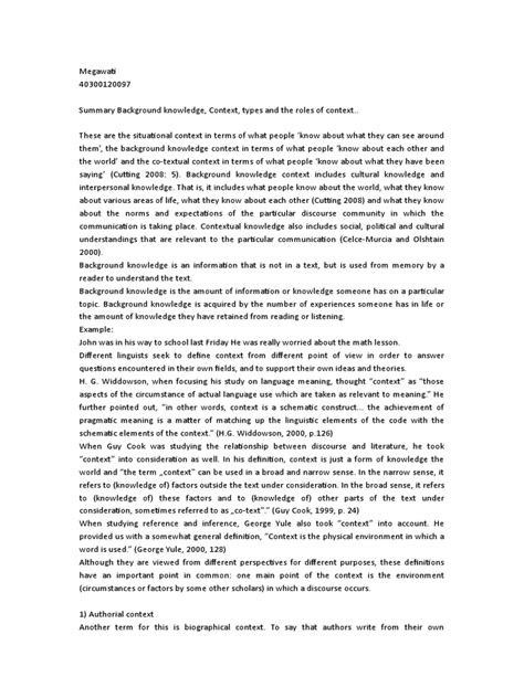 Discourse Analysis Mega Pdf Knowledge Context Language Use