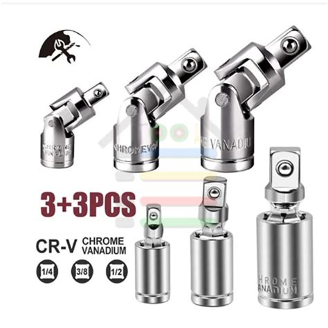 Universal Joint Socket Extention Pneumatic 14 38 12 Inch Adapter