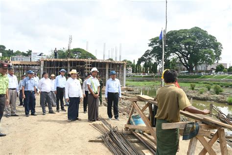 နေပြည်တော်ကောင်စီဥက္ကဋ္ဌ၊ မြို့တော်ဝန် ဦးတင်ဦးလွင် ပျဉ်းမနားမြို့ ကန်တော်မင်္ဂလာရှမ်းကန် အဆင့်မ
