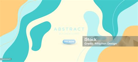 기하학적 모양과 파스텔 색상 디자인과 추상 물결 모양의 액체 배경 방문 페이지 책 표지 브로셔 전단지 잡지 모든 브랜딩 배너