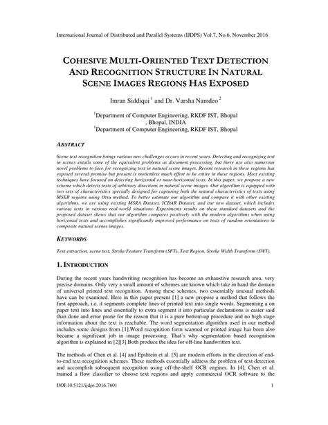 Pdf Cohesive Multi Oriented Text Detection And Recognition Structure In Natural Scene Images