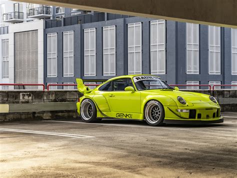 Download Wallpaper Porsche Parking Rwb Porsche 964 Porsche 964 Rwb