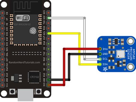 Step By Step Connecting Esp32 With Bmp180 Barometric Sensor Arduinokit Project