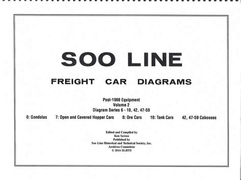 Freight Car Diagrams Post 1960 Vol 2 The Soo Line Historical And Technical Society