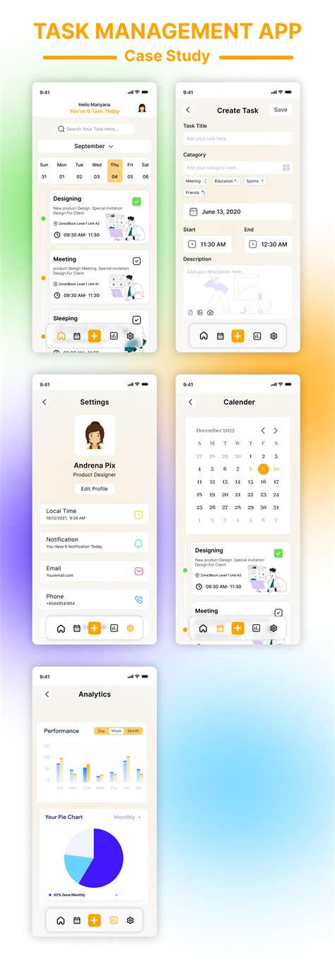 Task Management App UI Design On Behance