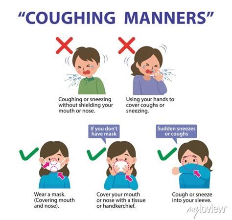 Cover Cough Clipart