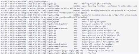 Support Frigate State Goes Error For A Few Seconds And Then Back Into Running · Issue 7284