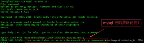 Centos7下mysql设置密码的验证强度等级及密码长度centos7 设置mysql 密码强度 Csdn博客