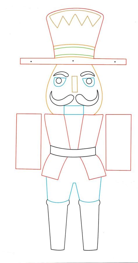 Nutcracker Template Nutcracker Crafts Nutcrackers Diy Nutcracker