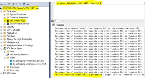 Logshipping To SQL Server On Linux SQLServerCentral Logshipping To SQL Server On Linux SQLServerCentral