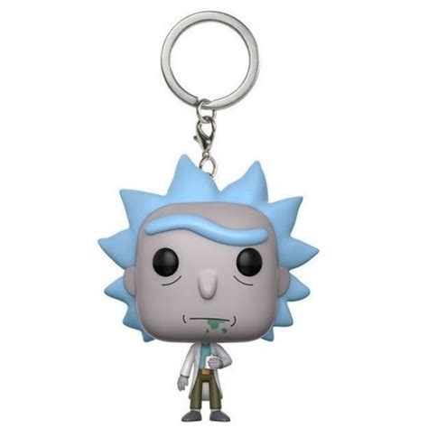 Funko Mania Funko Keychain Rick Rick And Morty Cartoon Chaveiro