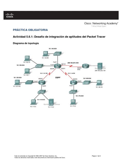 Ccna4 Lab 561 Pdf Enrutador Computación Protocolo De Transferencia De Archivos