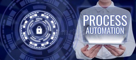 Hand Writing Sign Process Automation Business Overview The Use Of Technology To Automate